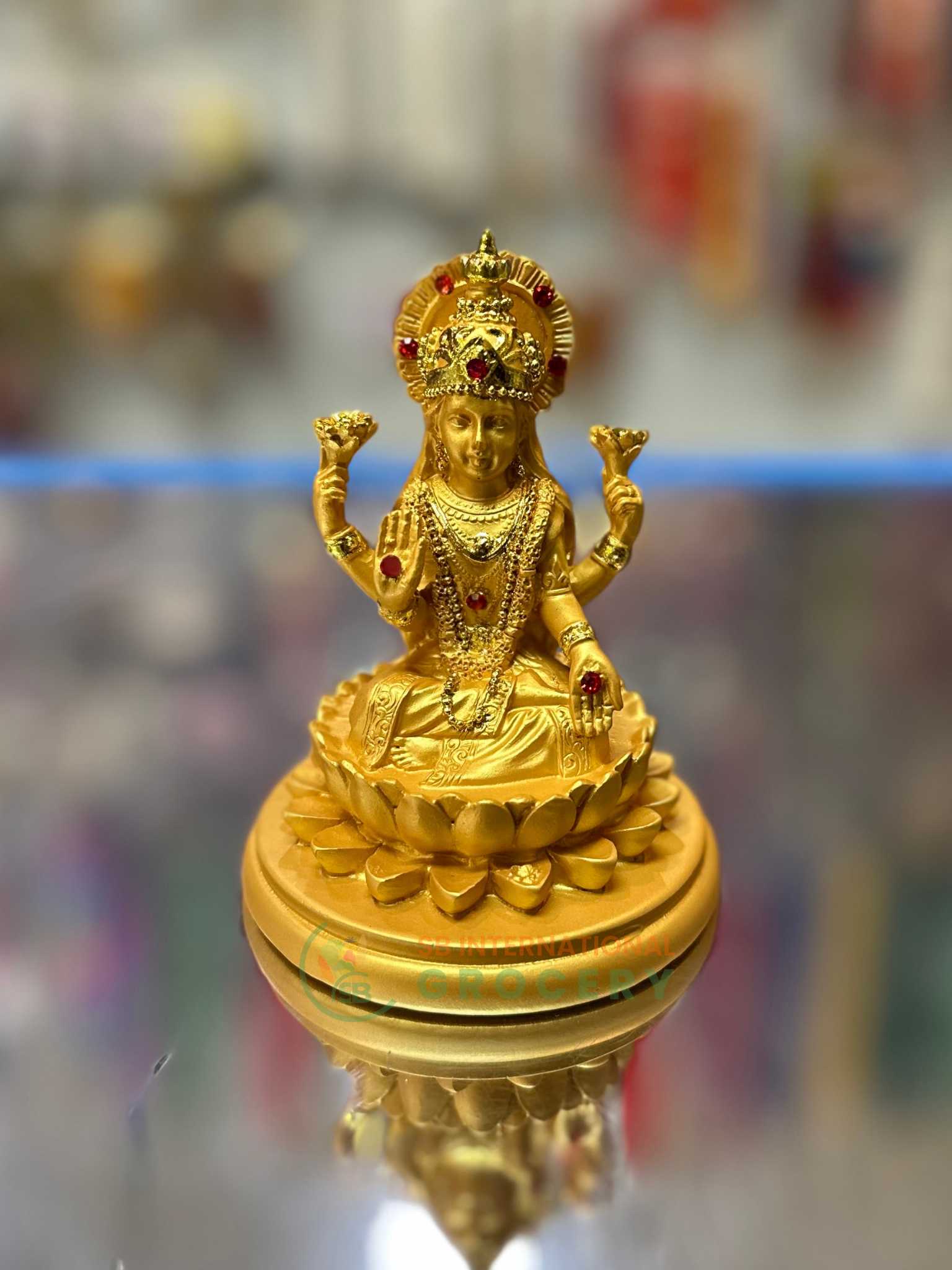 Lakshmi Statue - 4" idol | Nepali Pooja Samagri Online – SB ...