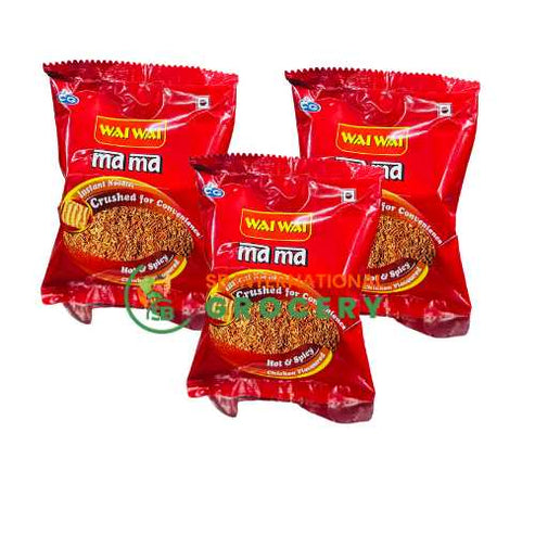 Buy Wai Wai Mama Chicken Bhujiya 15g – Crispy Snack – SB International ...